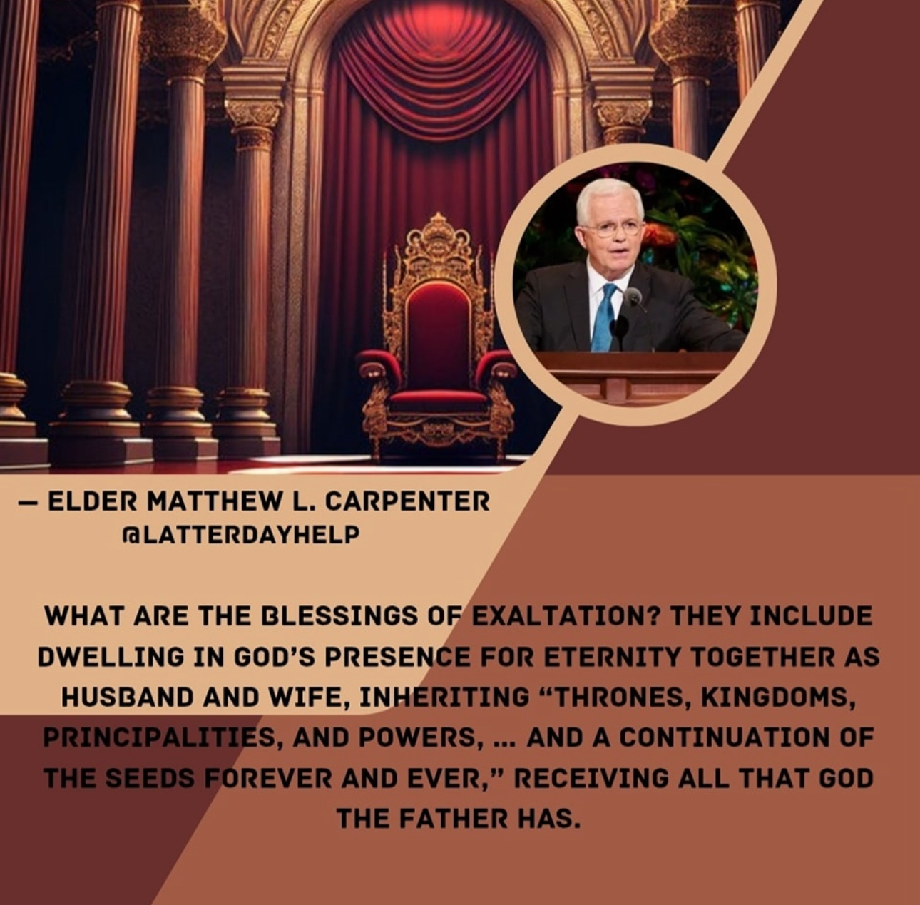 The Blessings Of Exaltation- Latterdayhelp Quotes | Spiritual Crusade