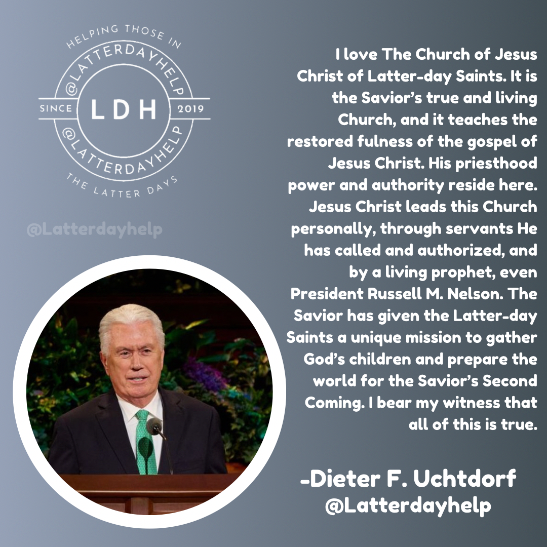The True And Living Church – Latterdayhelp Quotes | Spiritual Crusade